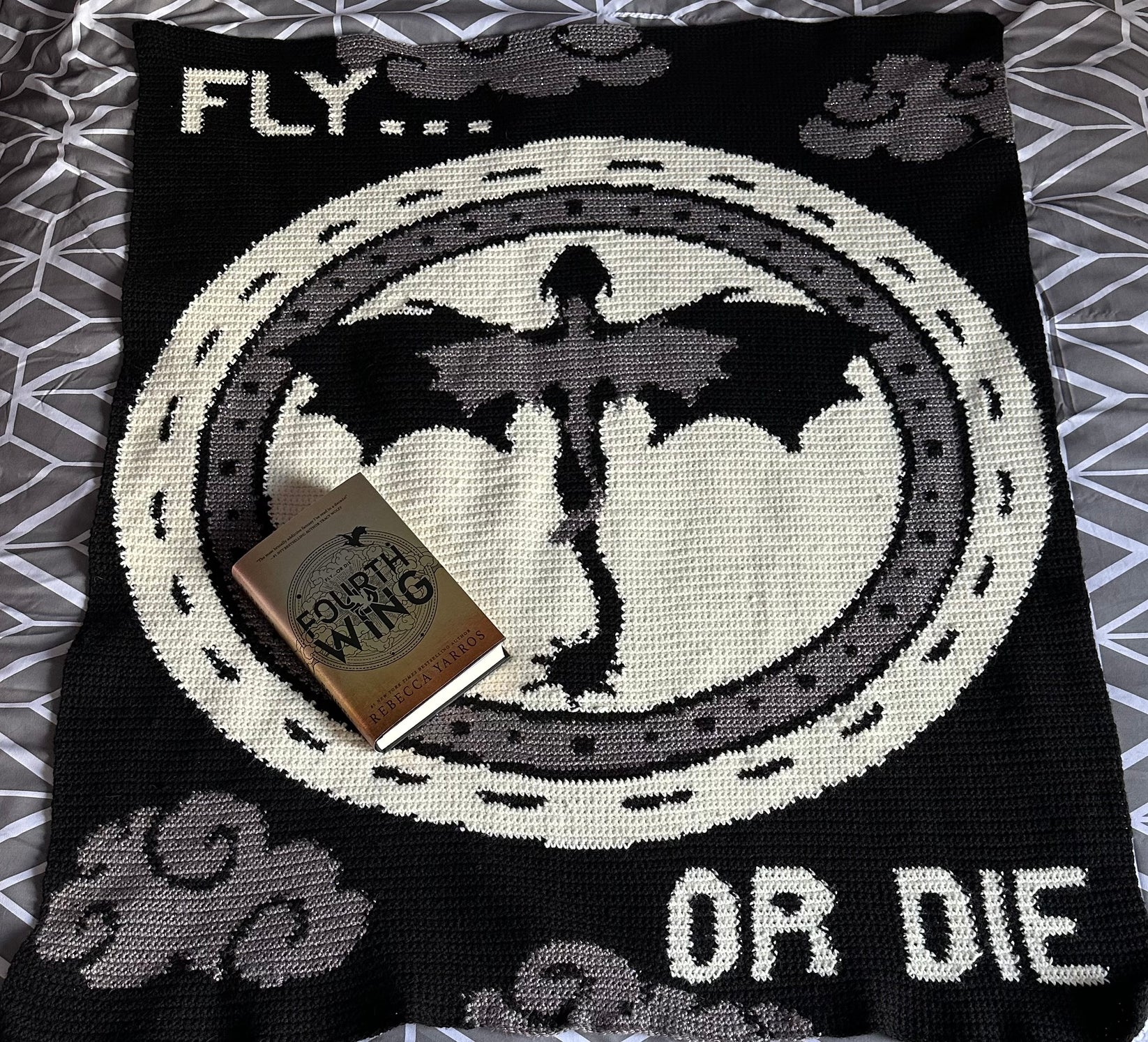 Fly or Die Tapestry Crochet Graphghan Pattern – Between The Covers